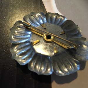 1940s Celluloid Pin, Vintage 40s Brooch, Floral Brooch, Art Deco Brooch ...