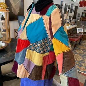 RESERVED 1970s Patchwork Jacket, Vintage 70s Jacket, Crazy Quilt ...