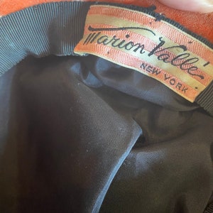 1940s Statement Hat, Oversized Beret, Vintage Millinery, Marion Valle ...