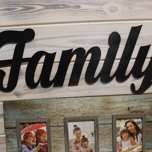Family Wood Cutout, Farmhouse Large Script Sign, Wooden Sign Art, Laser ...