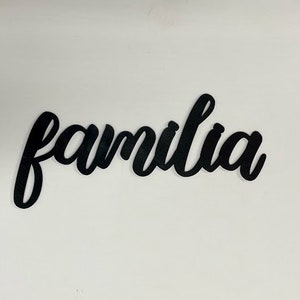 FAMILIA Sign, Familia Wood Sign, Familia Wall Decor, Thanksgiving Decor ...