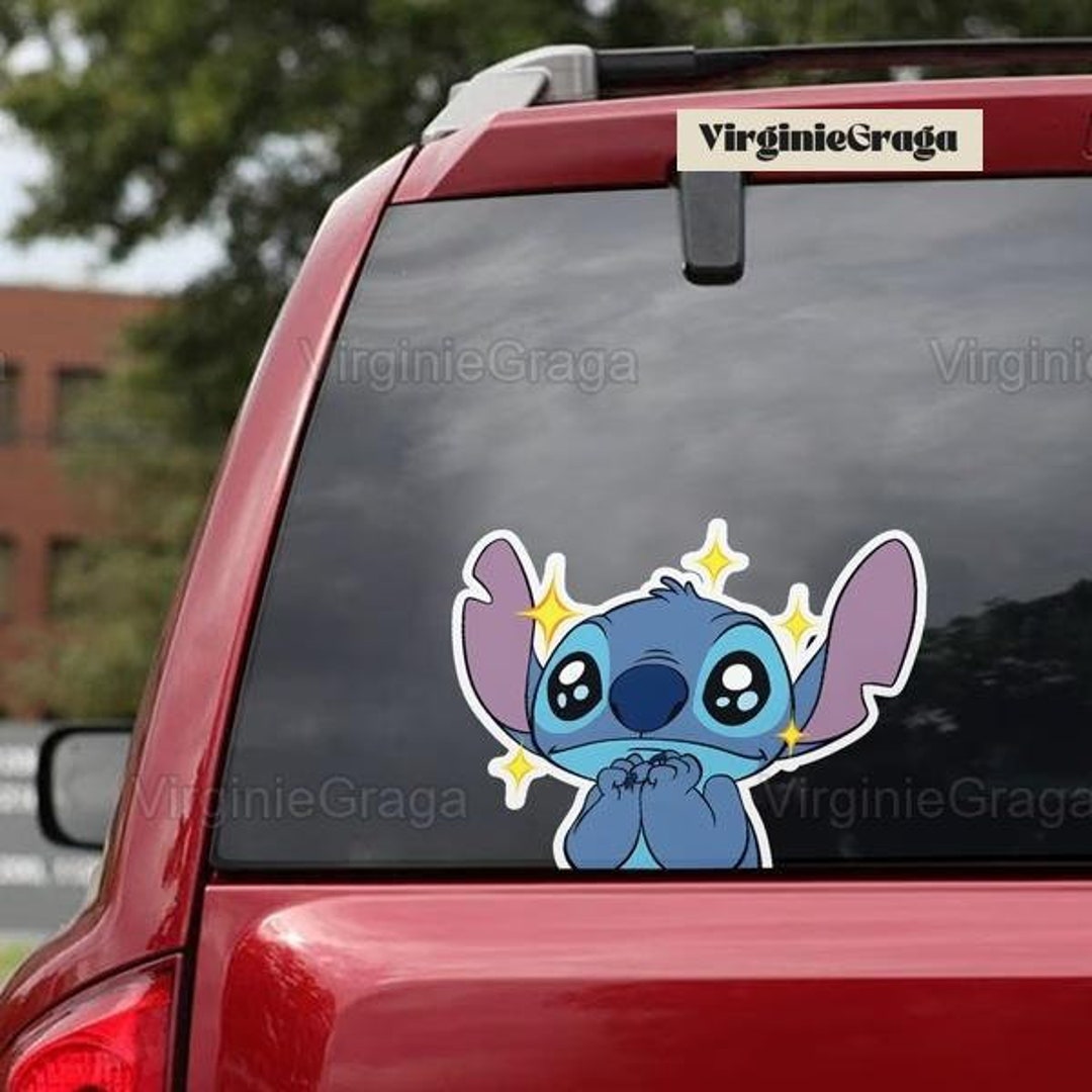 Stitch Sticker, Movie Decal, Lilo and Stitch Sticker for Car, Car Decor ...