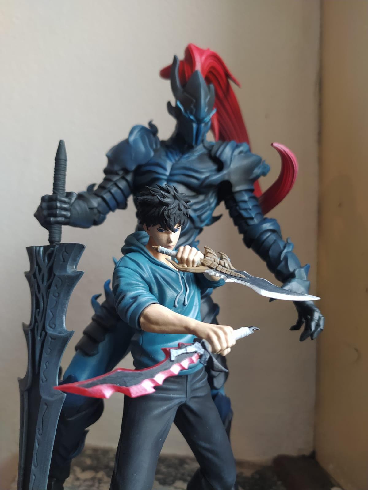 Handmade Diorama Solo Leveling Figure, Anime Manga Display, Sung Jin ...