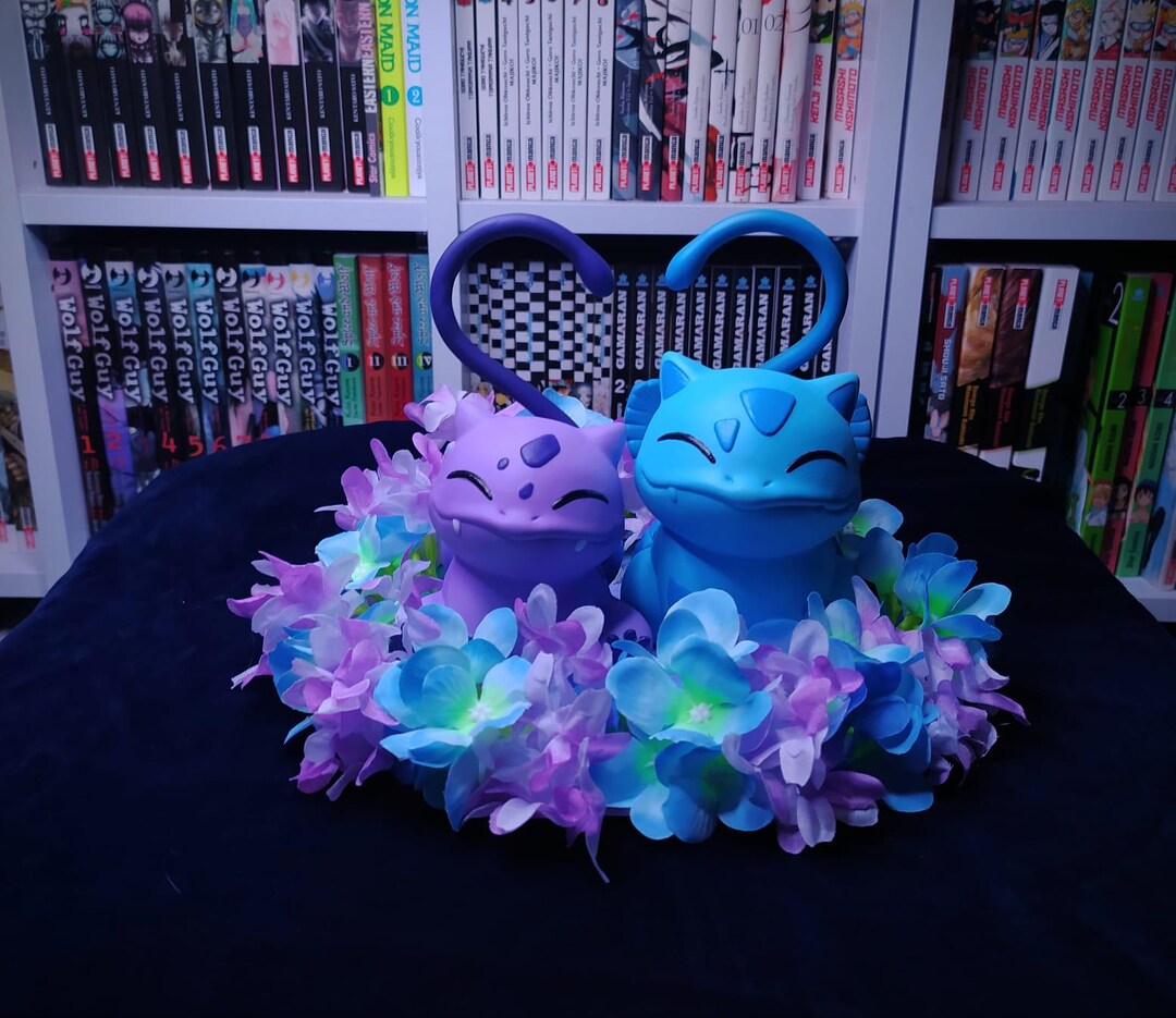 Pokémon Bulbasaur and Ivysaur Wedding Cake Topper - Etsy