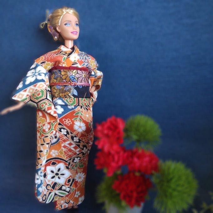 Japanese Real Kimono: Fashion Doll Luxery Clothes Set Doll Clothes for ...