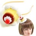 RESTOCK: Egg Pudding Headband, Fake Food Hair Accessory, Handmade, Made ...