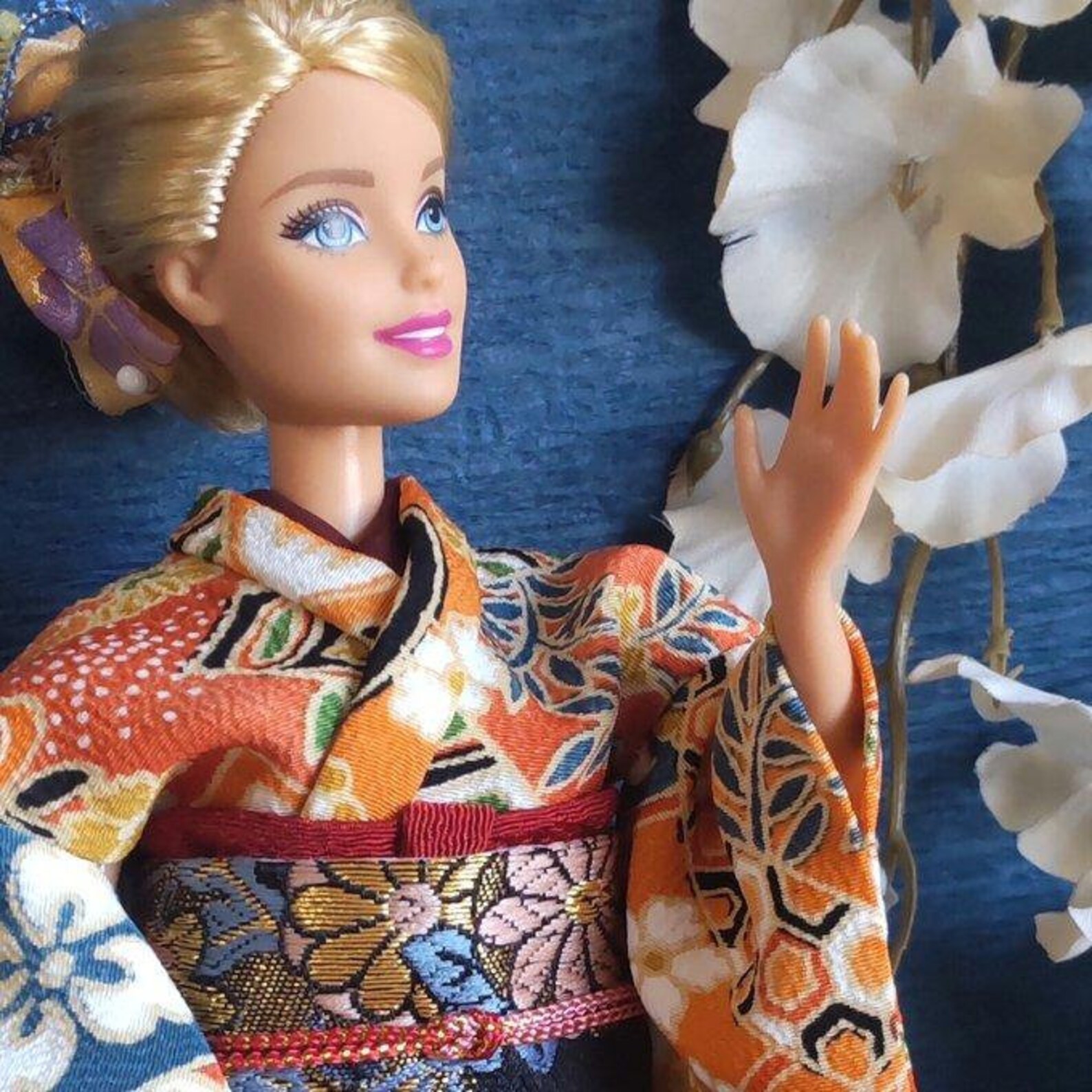 Japanese Real Kimono: Fashion Doll Luxery Clothes Set Doll Clothes for ...