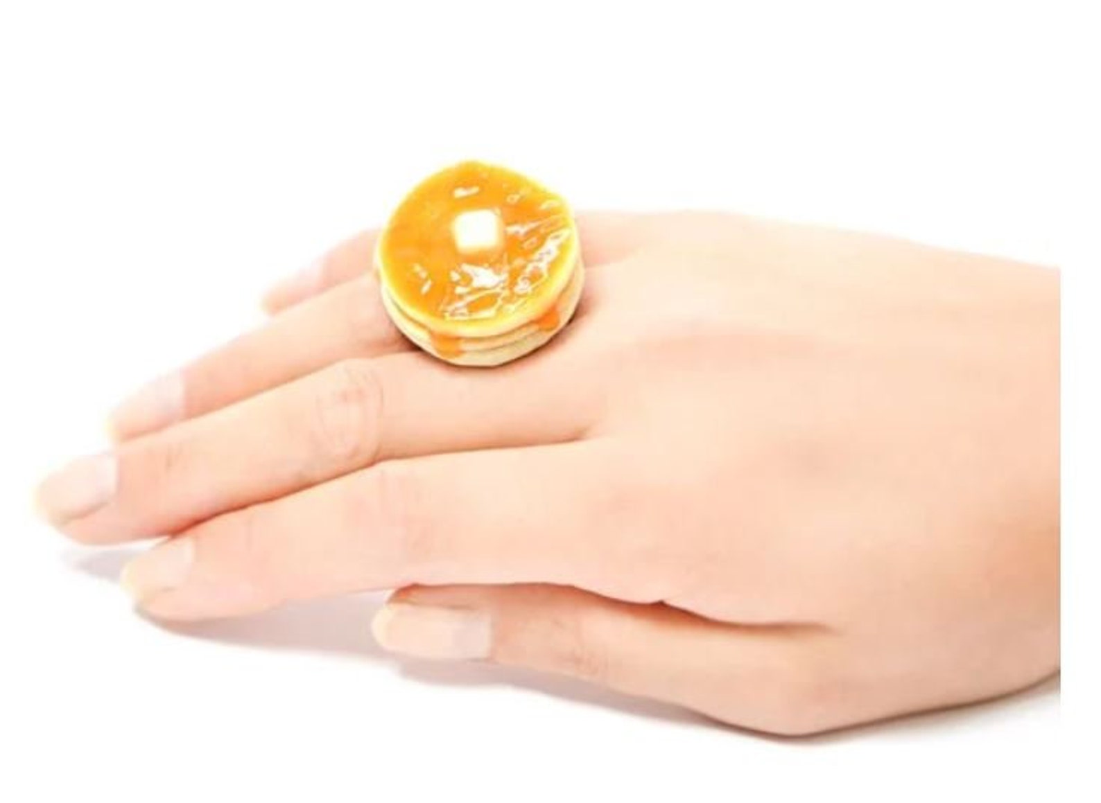 Happy Pancake Ring, Fake Food Accessory, Handmade, Made in Japan - Etsy
