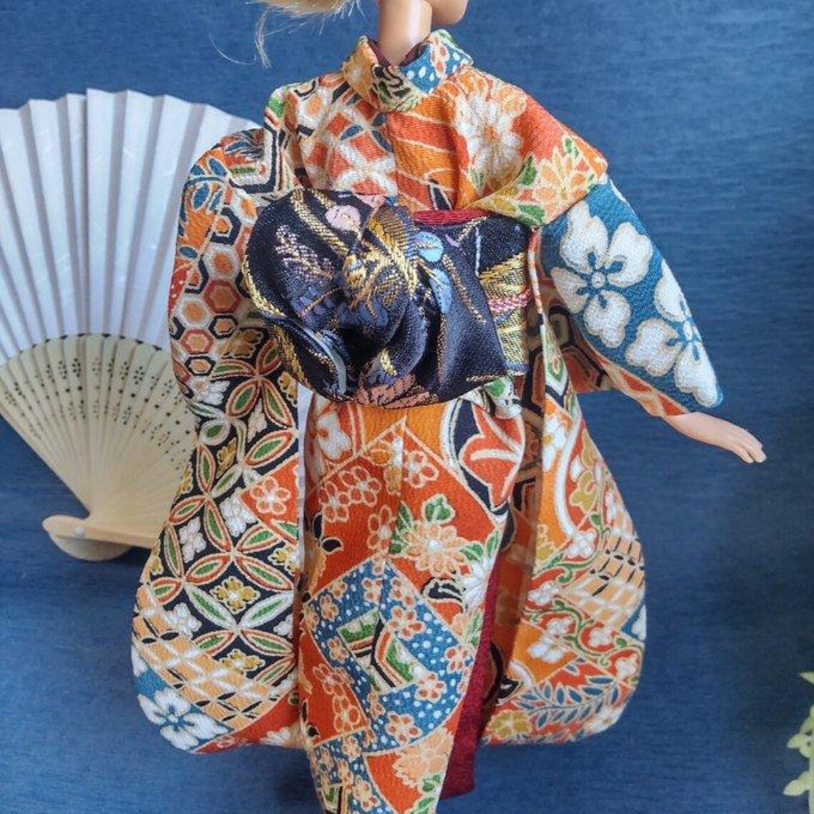 Japanese Real Kimono: Fashion Doll Luxery Clothes Set Doll Clothes for ...
