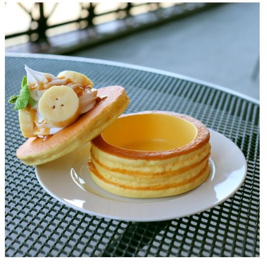 Fake Pancake Case, Realistic Banana Pancake With Fresh Whipped Cream - Etsy