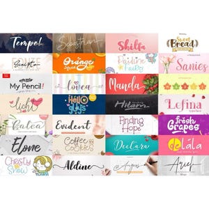 30,000 Ultimate Premium Font Collection Bundle - Etsy