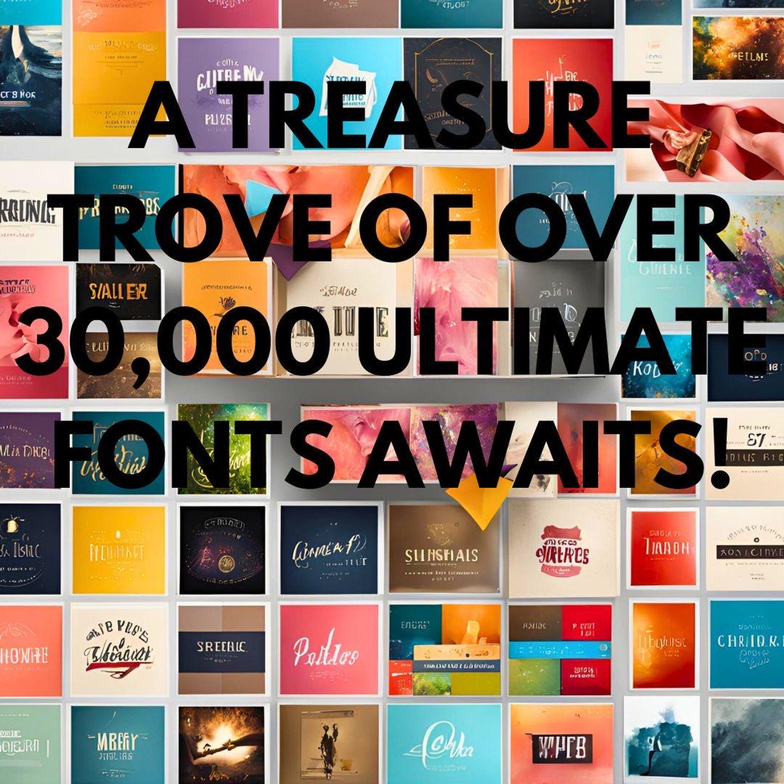 30,000 Ultimate Premium Font Collection Bundle - Etsy