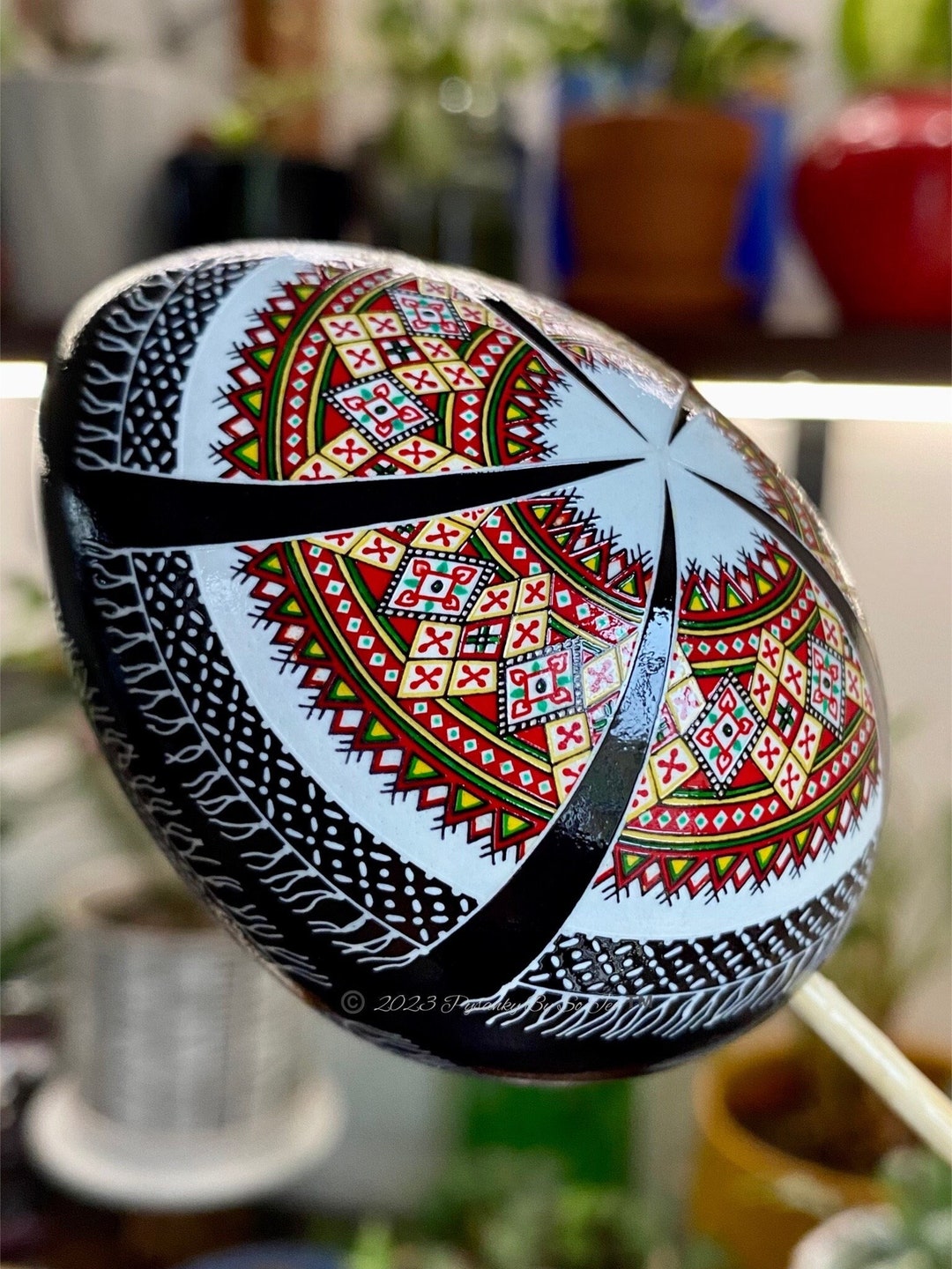 Rushnyk Pysanka Pysanky Batik Ukrainian Style Easter Egg Art - Etsy