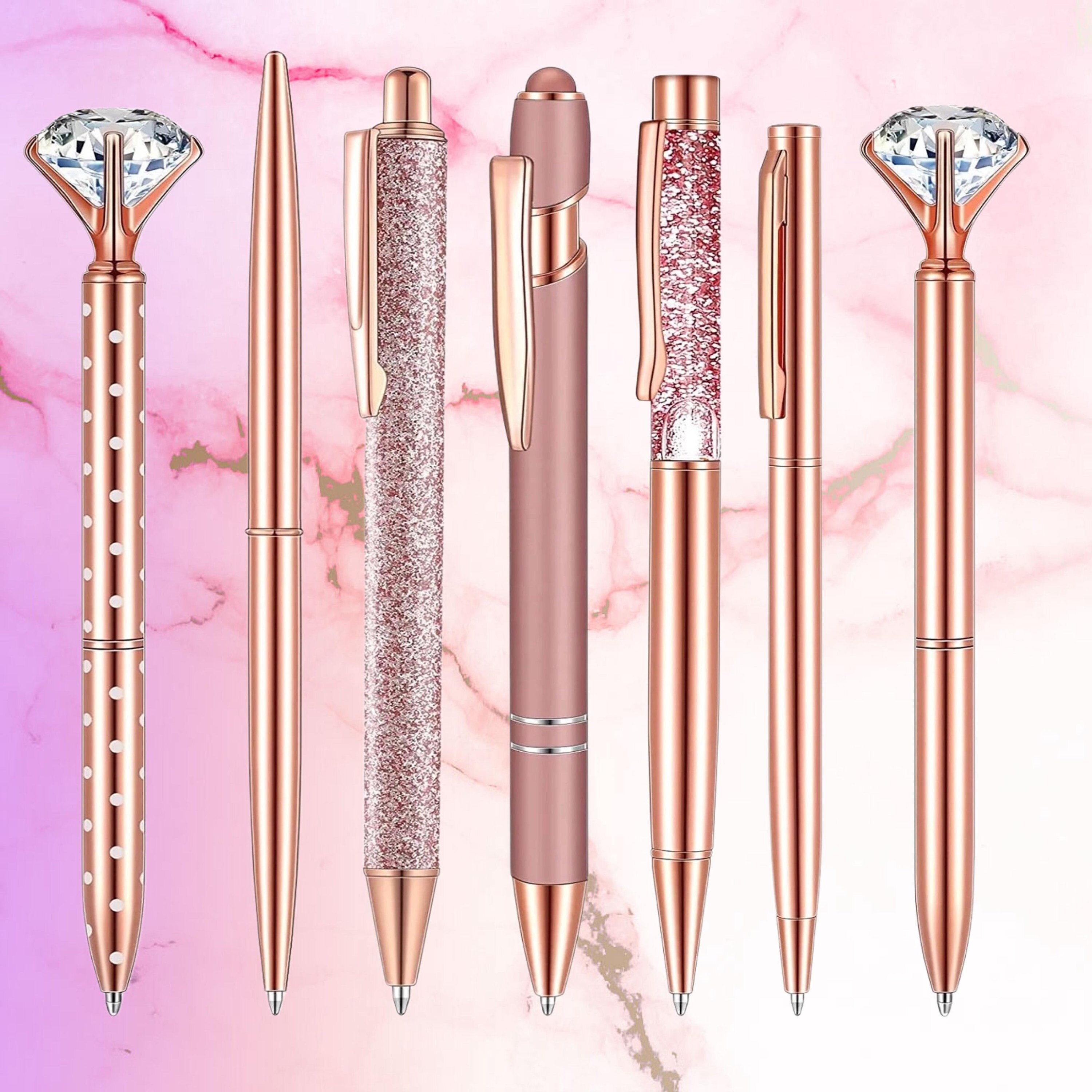 Set 7 Pieces Ballpoint Pens Rose Gold - Etsy