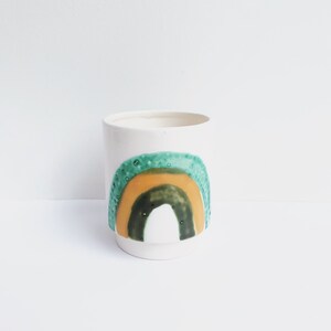 Rainbow Ceramic Planters Pots - Etsy