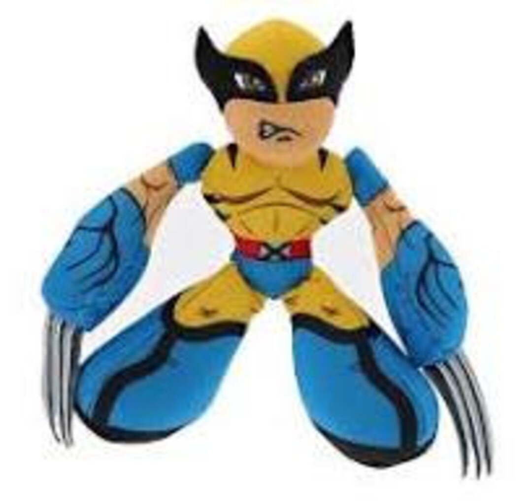 Wolverine Marvel Playskool Heroes Super Hero Adventures Bean Bag Plush ...