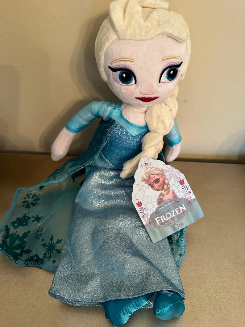 Cute Frozen Snow Queen Elsa Stuffed Doll Princess Elsa Doll Girl Toys ...