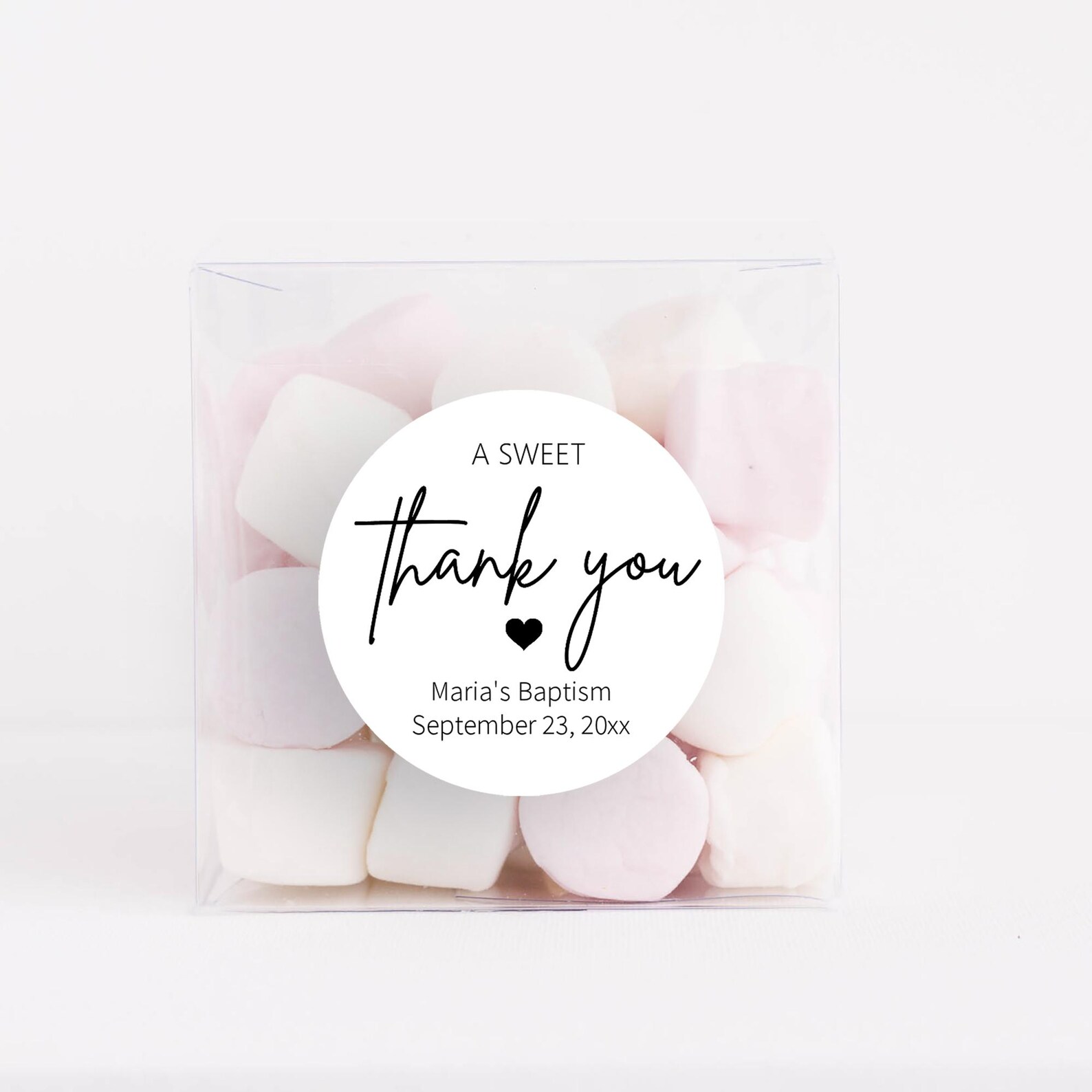 2" Round Favor Labels, A Sweet Thank You Favor Stickers, SB - Etsy
