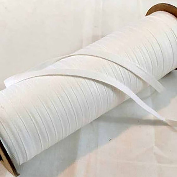 White Cotton Twill Tape - Etsy