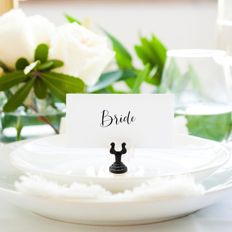 12 Black Wedding Venue Sign Holders Table Number Holders - Etsy