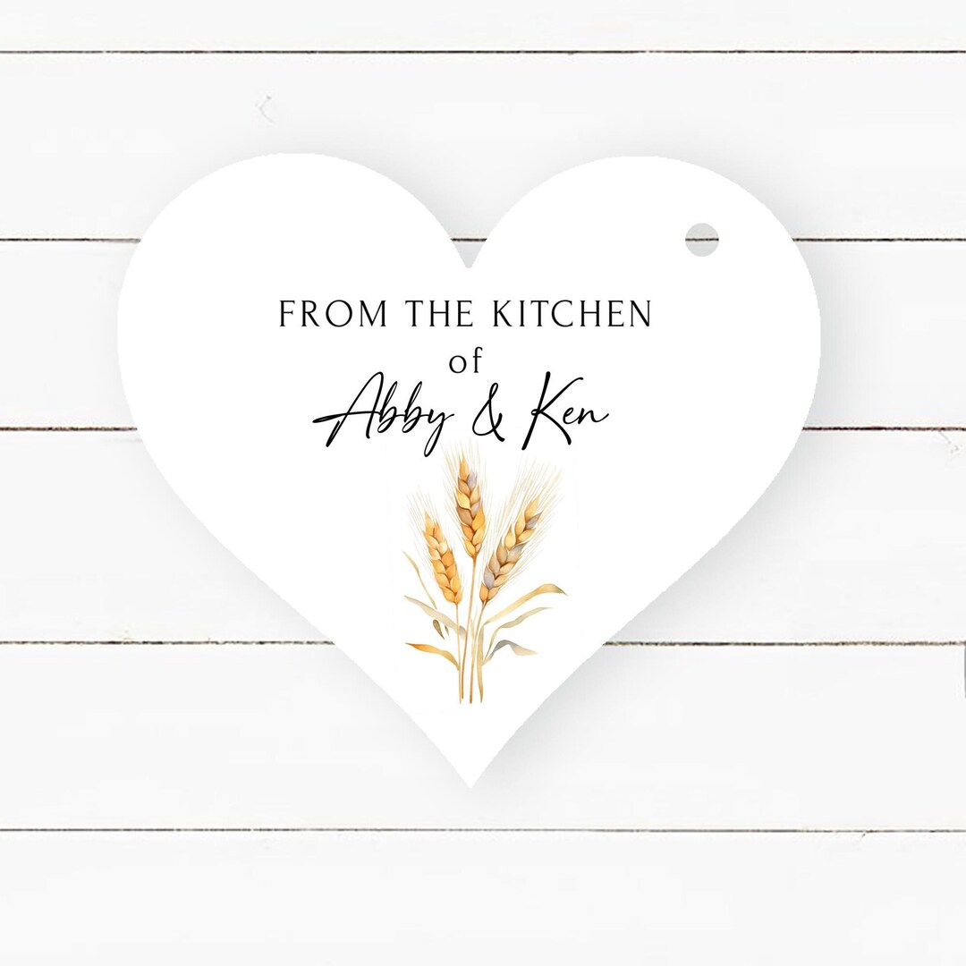 Bread Gift Tags, Holiday Personalized Sourdough Tags - Etsy