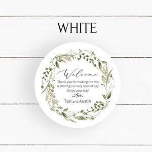 Welcome Bag Label, Labels for Hotel Wedding Guest Gable Box, Wedding ...
