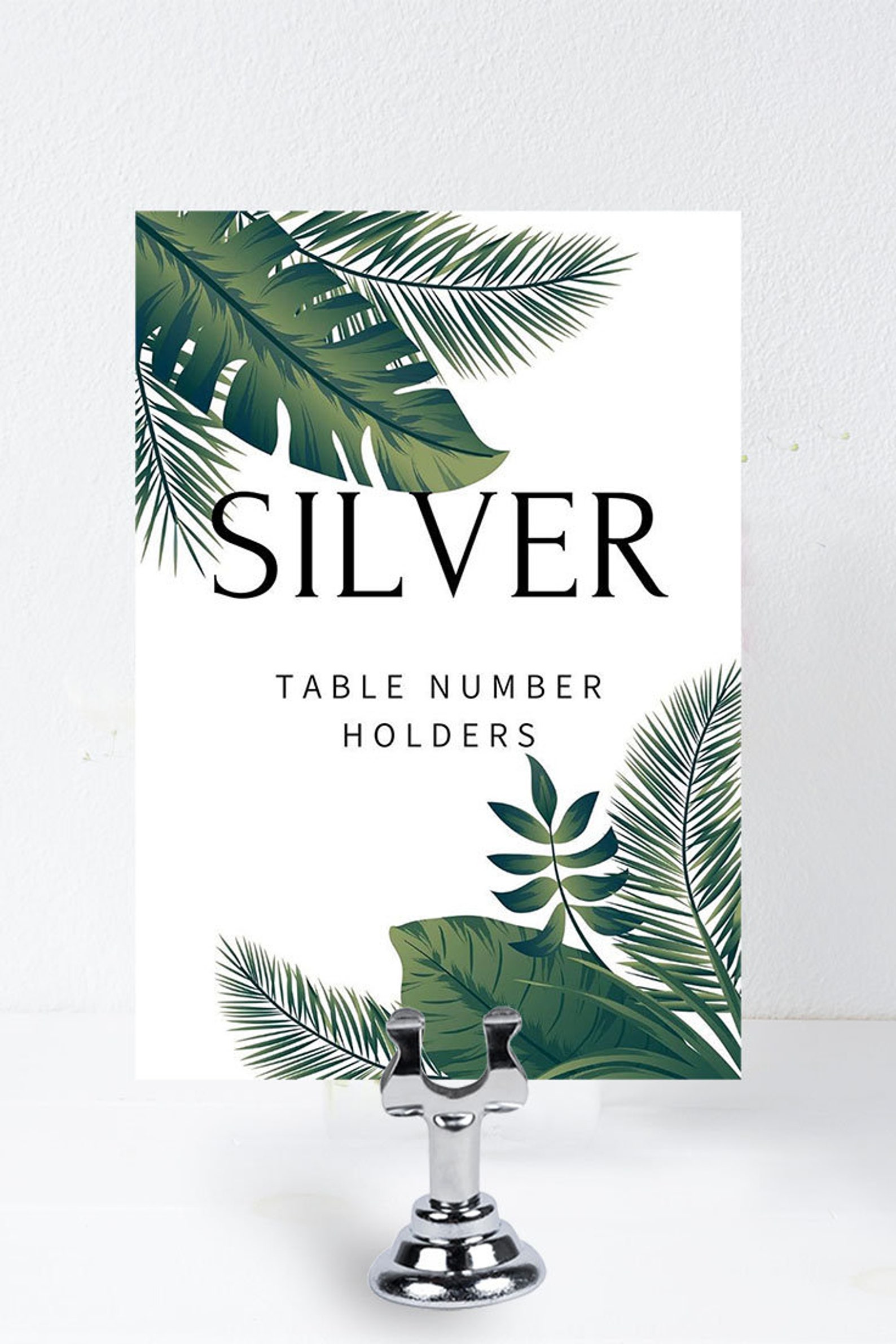 18 Wedding Table Card Holder Silver Place Card Holder Table - Etsy