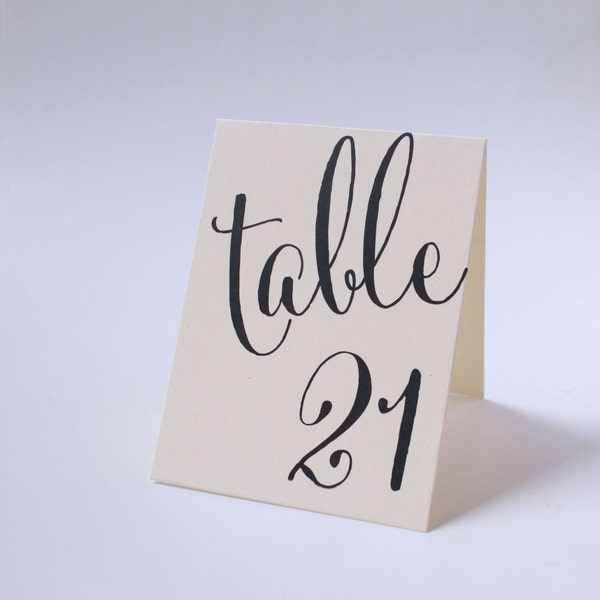 Tented Table Numbers - Etsy
