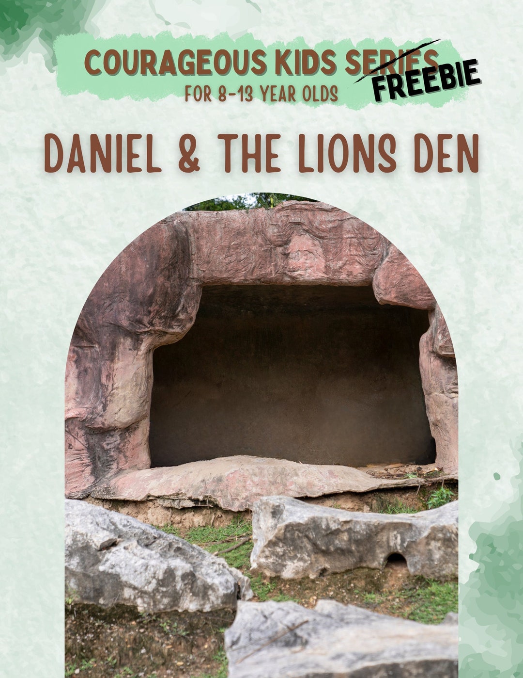 Daniel & the Lions Den_ Courageous Kids Series, Bible Devotional - Etsy