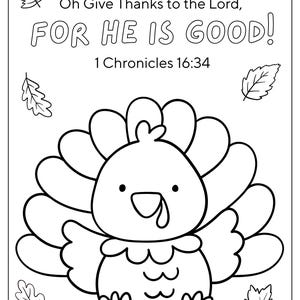 Thanksgiving Bible Verse Coloring Pages - Etsy