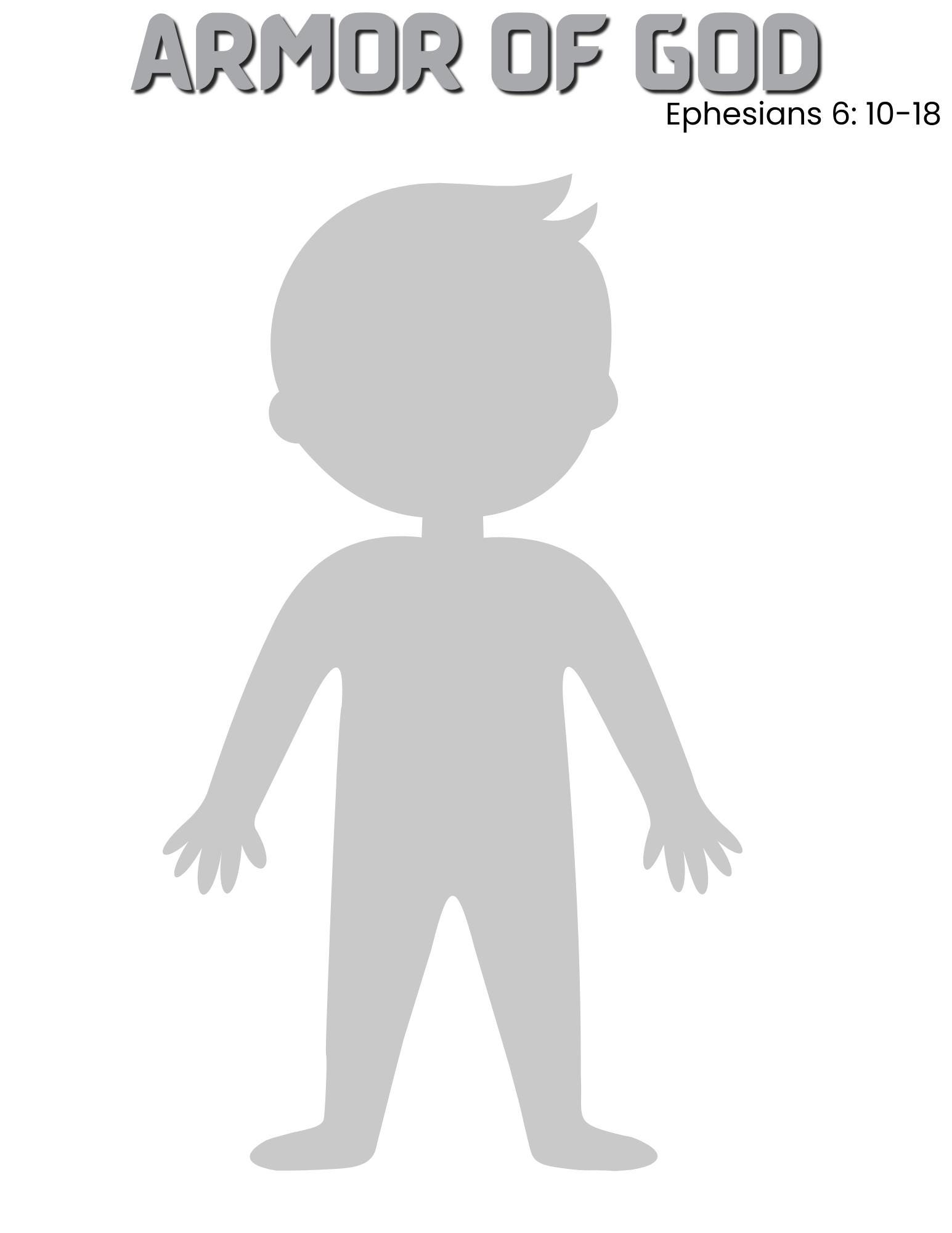 Armor of God Kids Craft & Coloring Page – Faith-based Activity for Kids ...