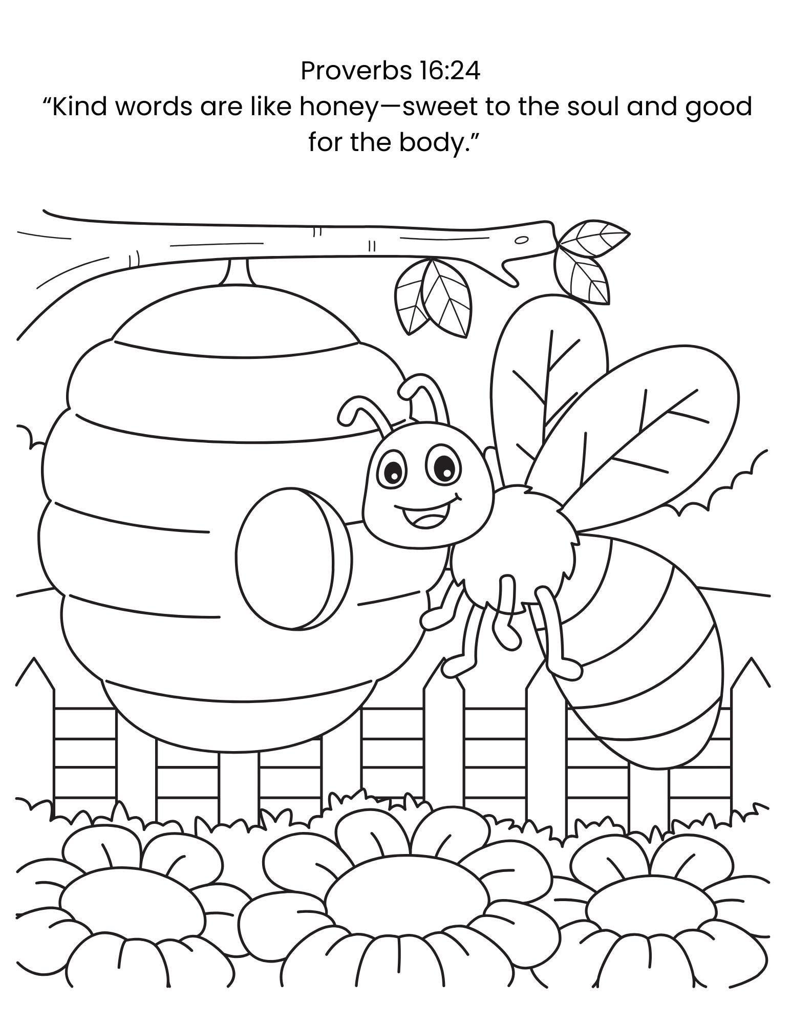 20 Bible Verse Coloring Pages for Kids - Spring, Easter & Earth Day ...