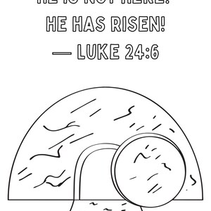 Lent Coloring Packet for Kids | 15-page Christian Printable | Scripture ...
