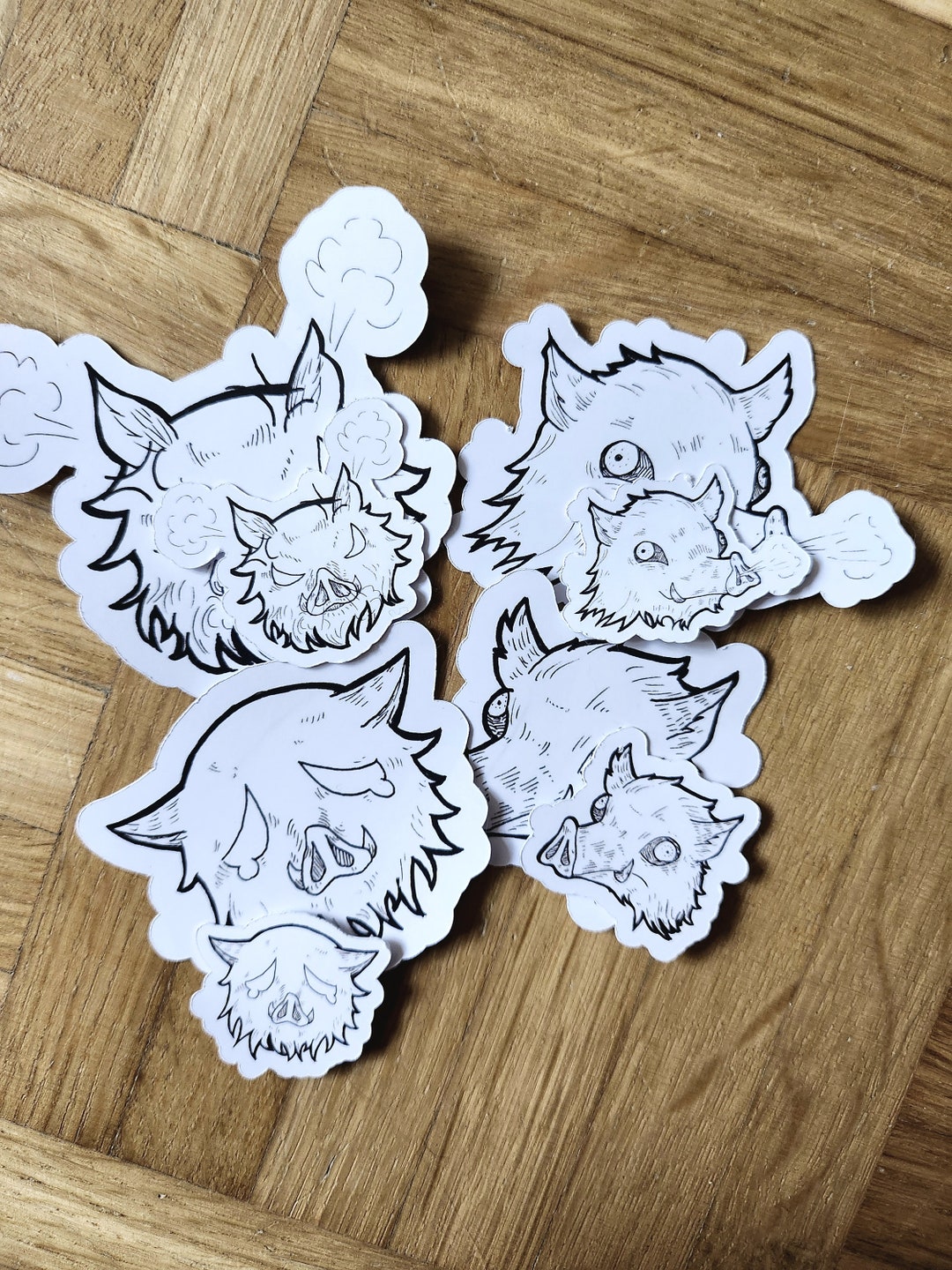 Inosuke Sticker Bundle - Etsy