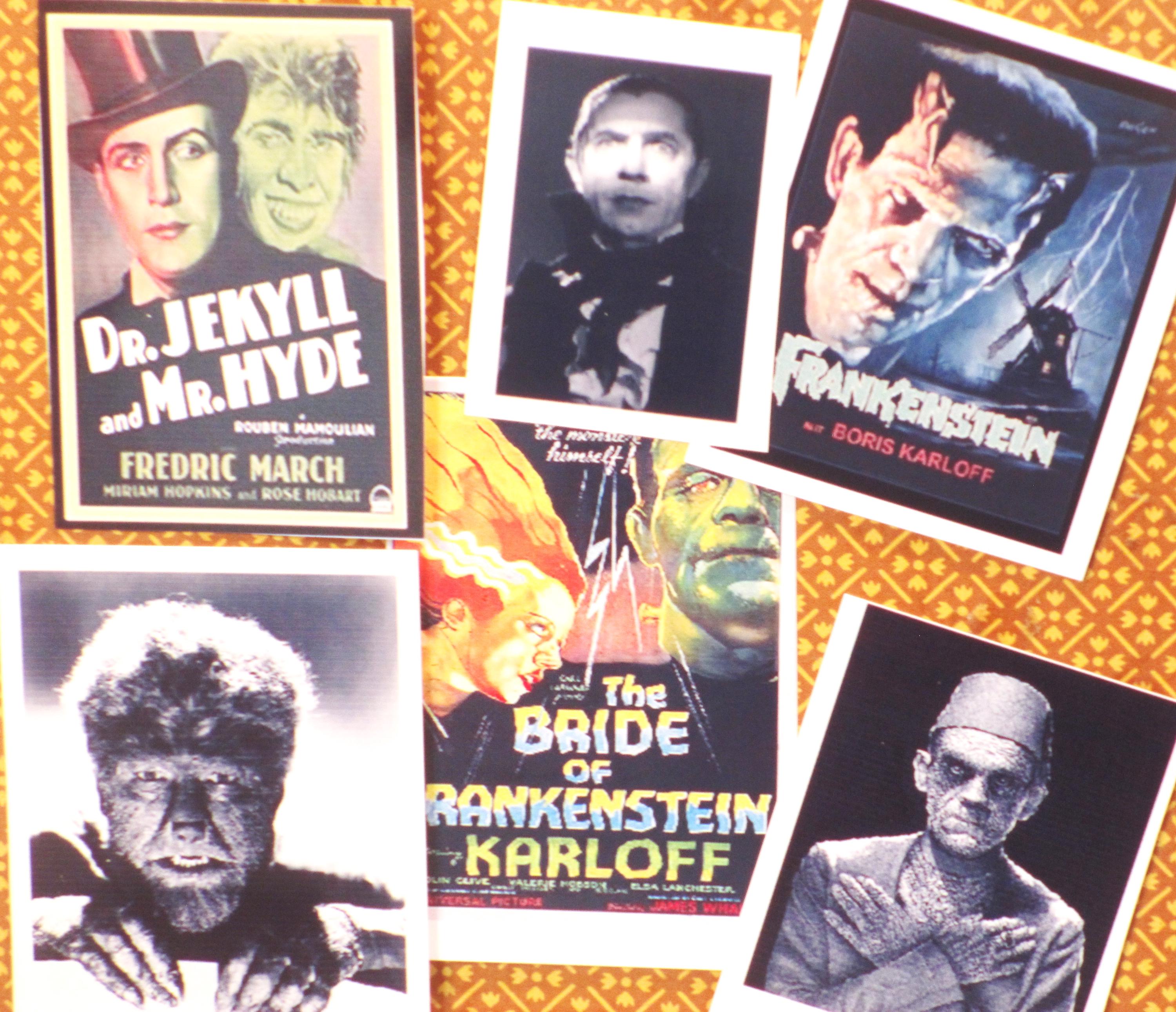Miniature Movie Posters Horror Movies No 23 Set of 6 - Etsy