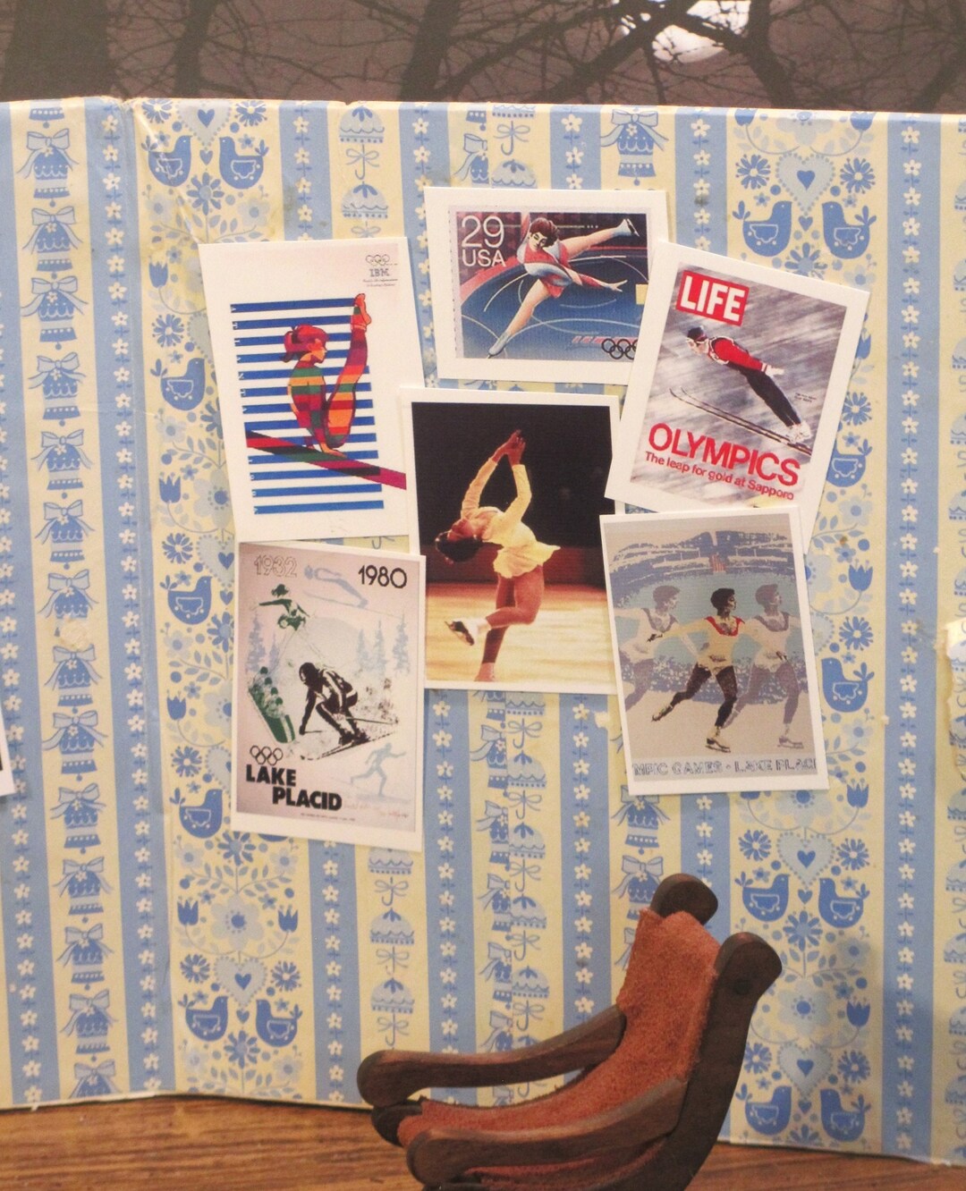 Miniature Sports Posters "skating" Set of 6 Dollhouse Item. - Etsy
