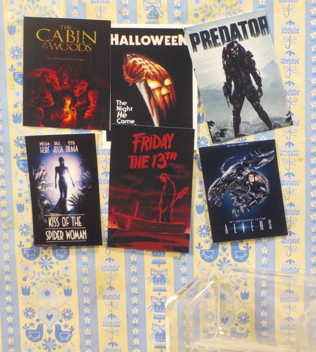 Miniature Horror Movie Posters Set of 6 - Etsy