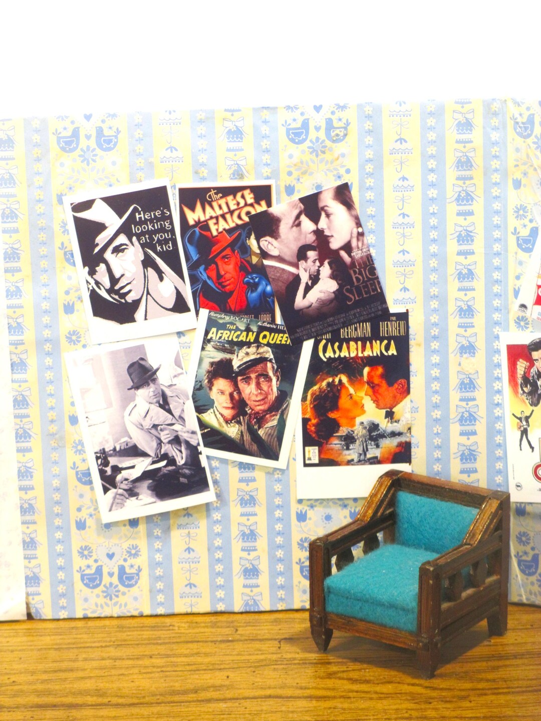 Miniature Bogart Movie Posters Set of 6 - Etsy