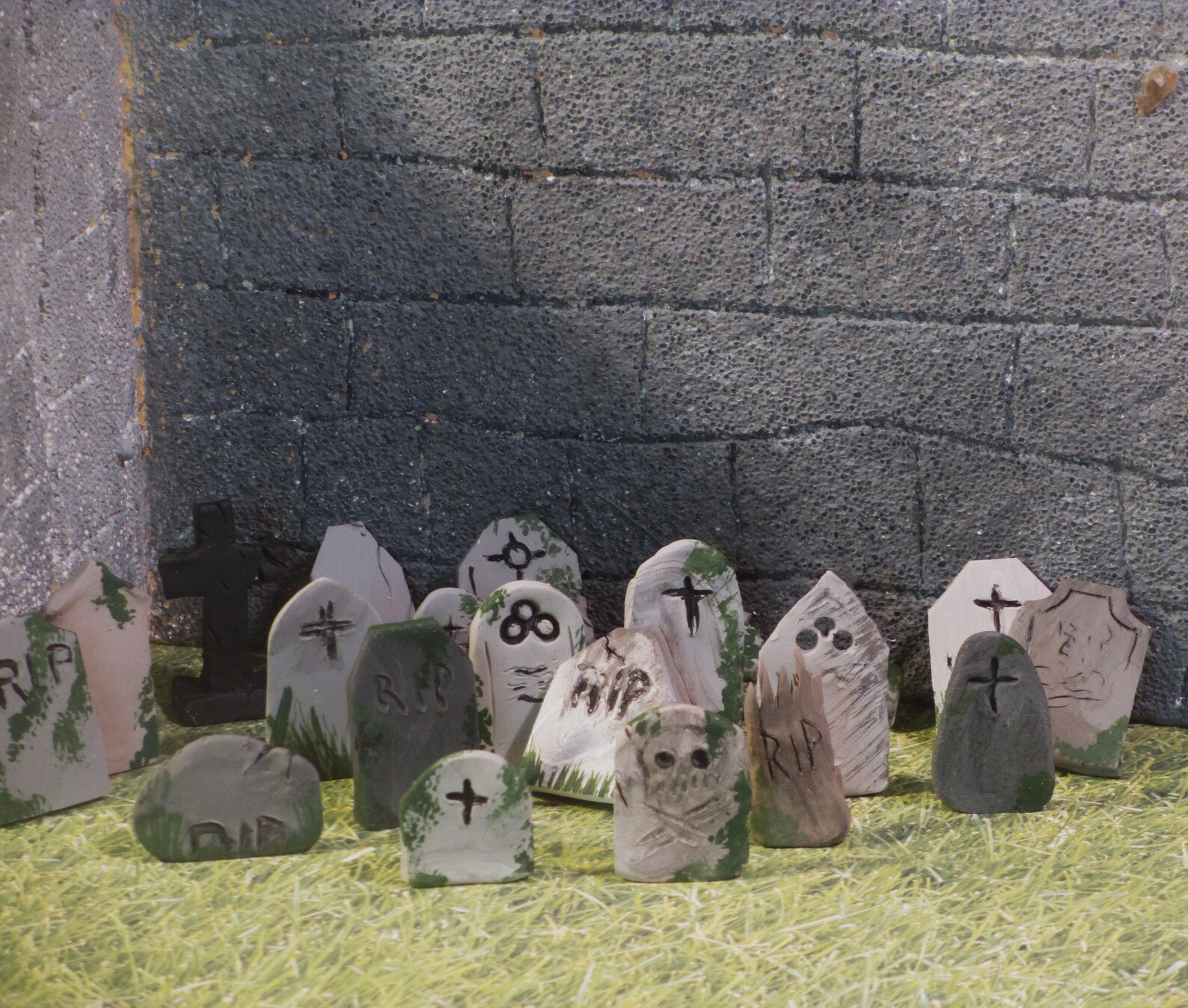 Miniature Handmade Grave Stones - Set of 3, Random Choice - Etsy
