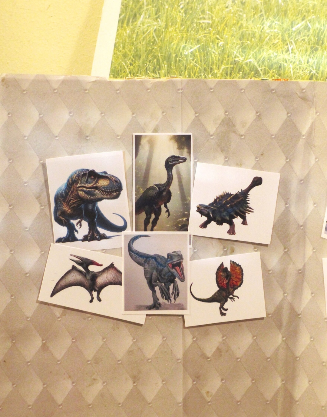Miniature Wall Posters "dinosaurs" No. 1 Set of 6 - Etsy