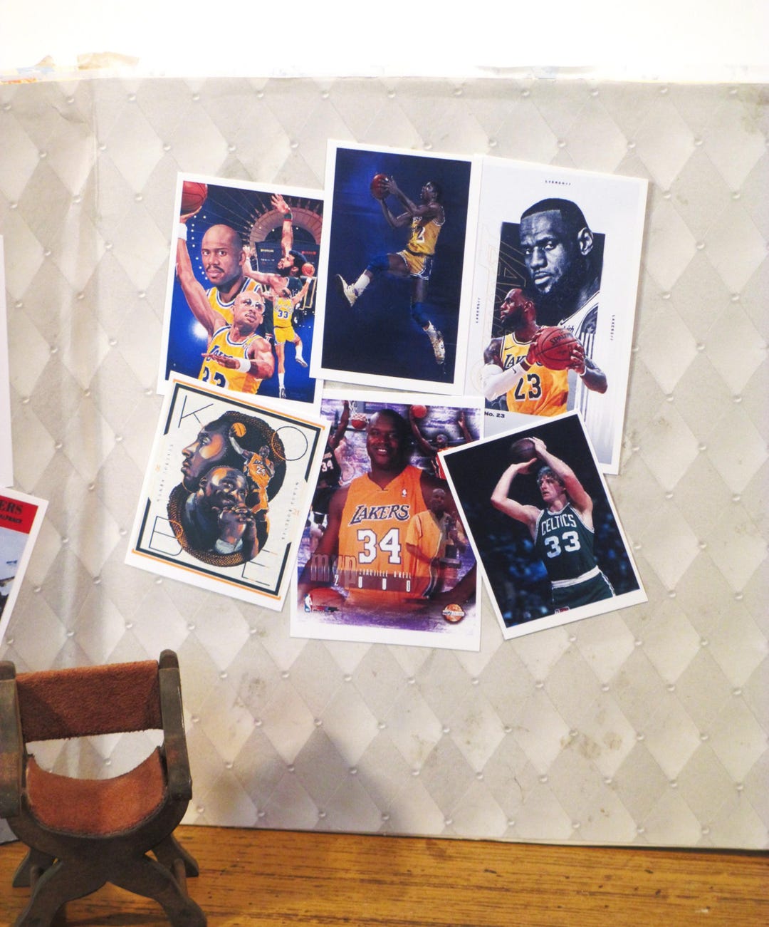 Miniature Sport Posters Baskeball Set of 6 Dollhouse Decor - Etsy
