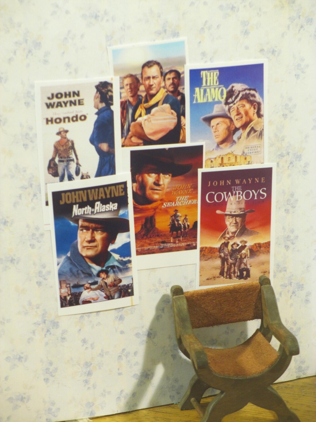 Mini John Wayne Movie Posters 'later Years' Set of 6 - Etsy