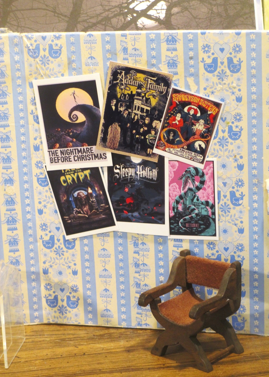Funky Horror Movie Posters Set of 6 Dollhouse Item - Etsy