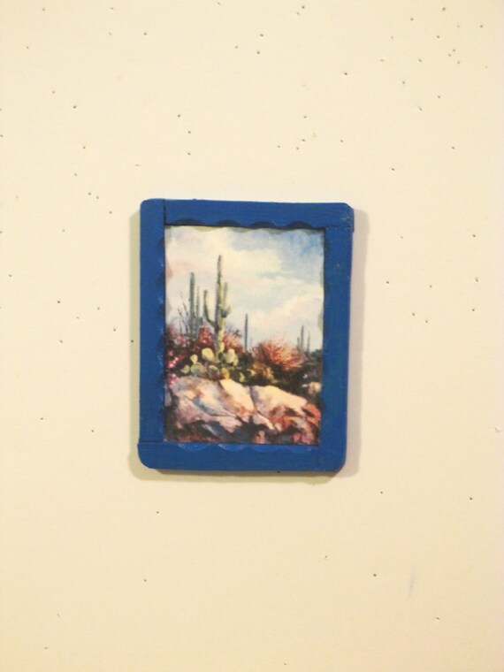 Miniature Painting Desert Scene Dollhouse Item - Etsy