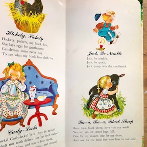 Vintage Baby’s Mother Goose Book - Etsy