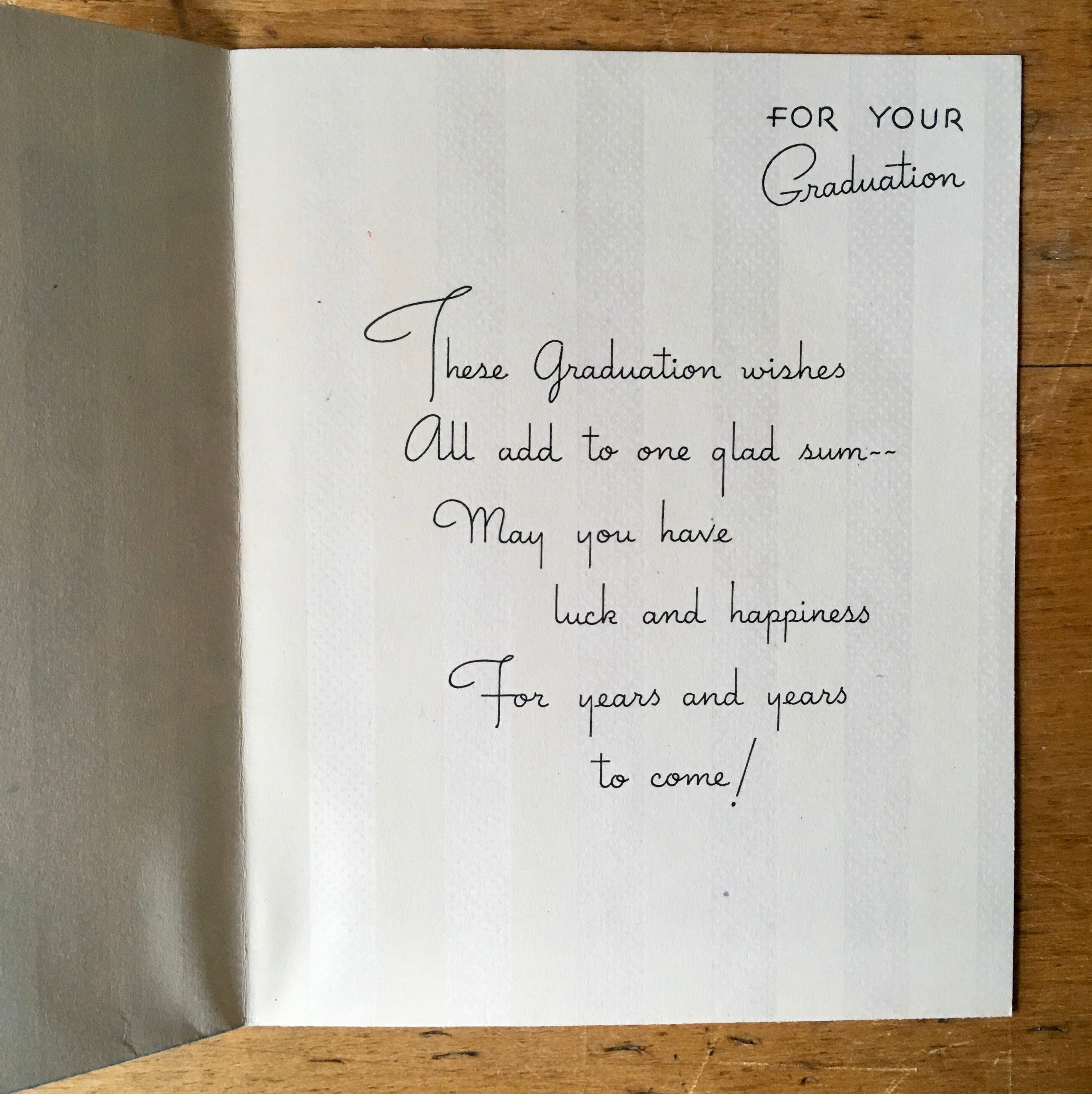 Vintage for Your Graduation Diploma Card - Etsy