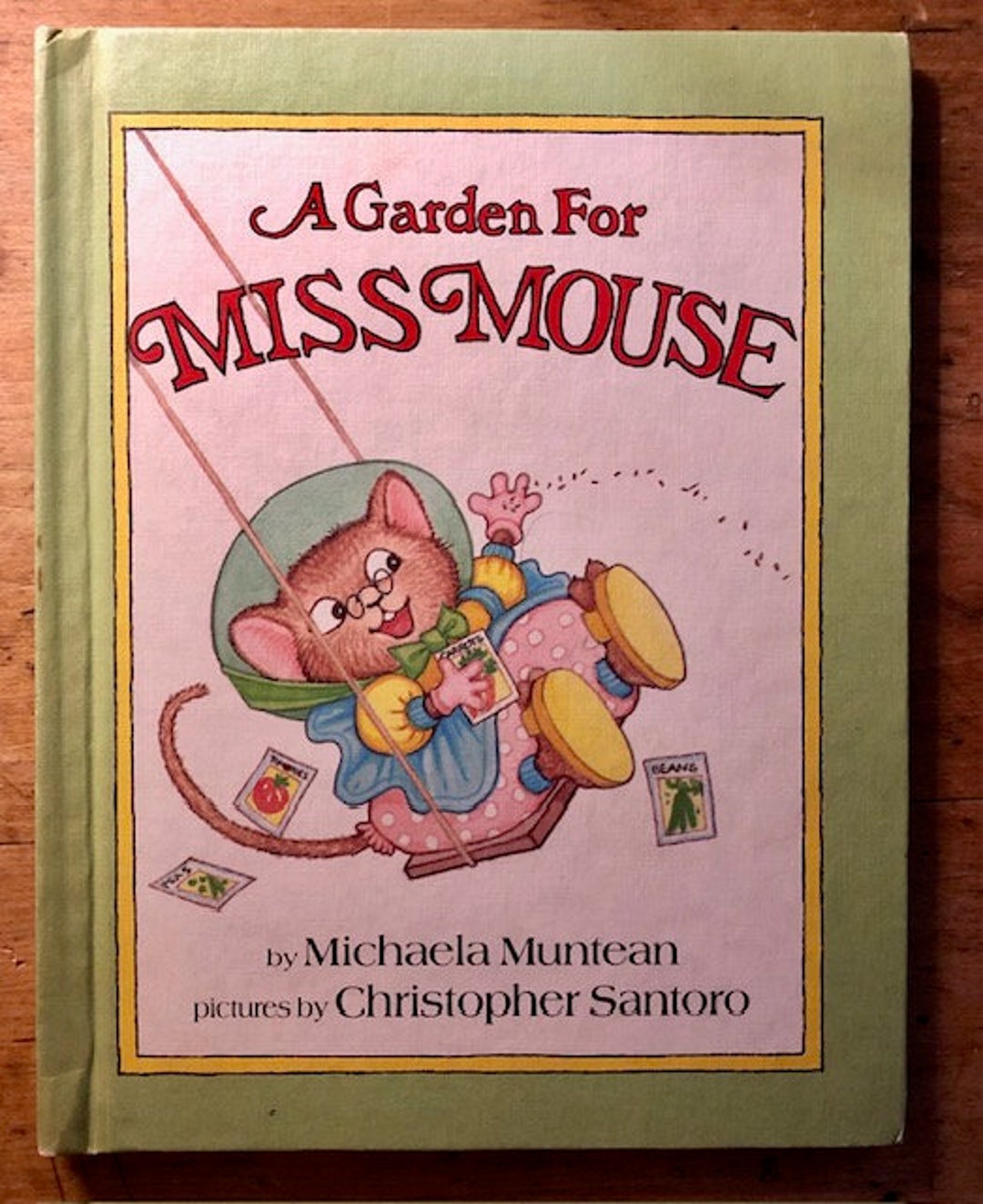 Vintage A Garden for Miss Mouse Book - Etsy