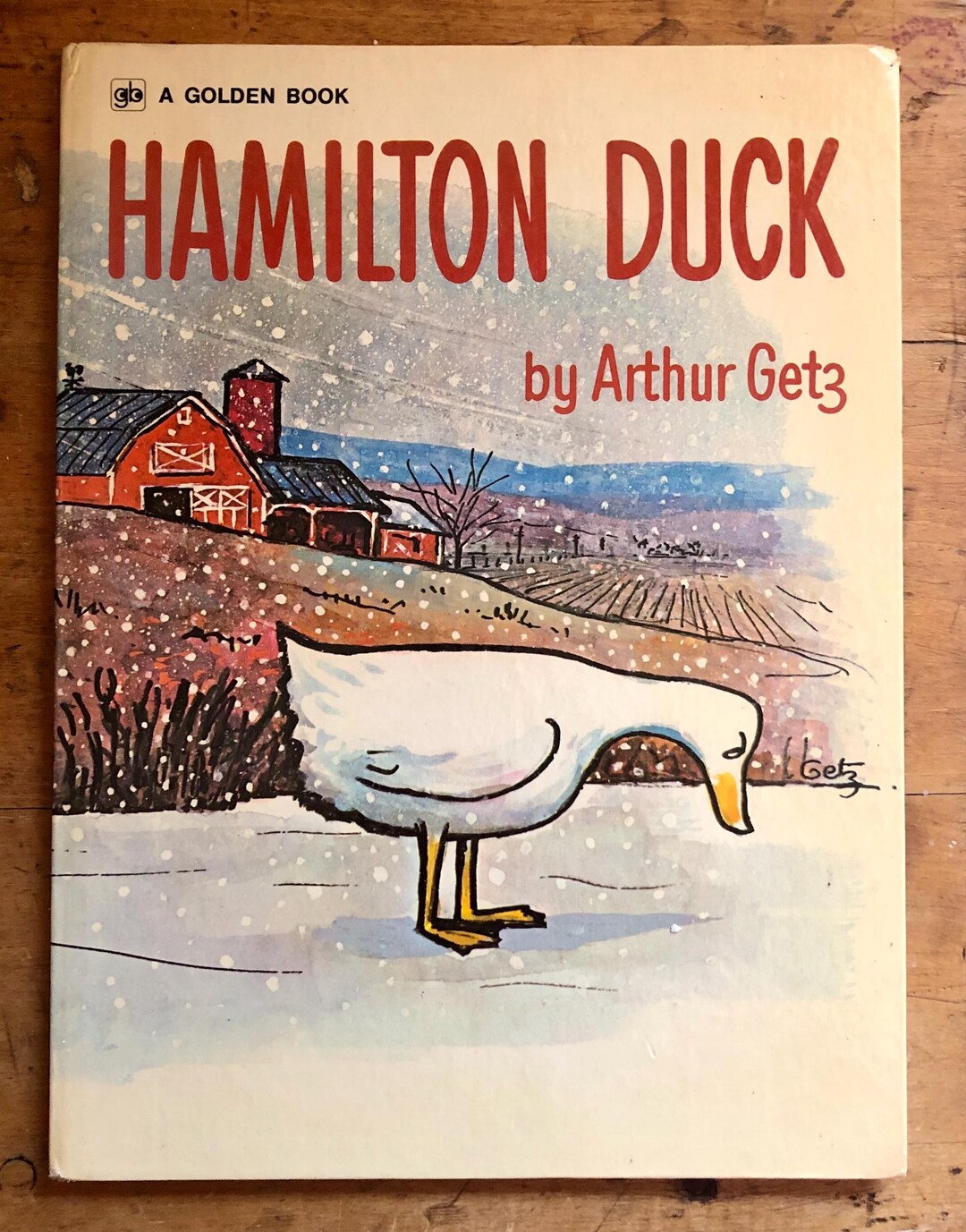 Vintage Hamilton Duck Golden Book - Etsy
