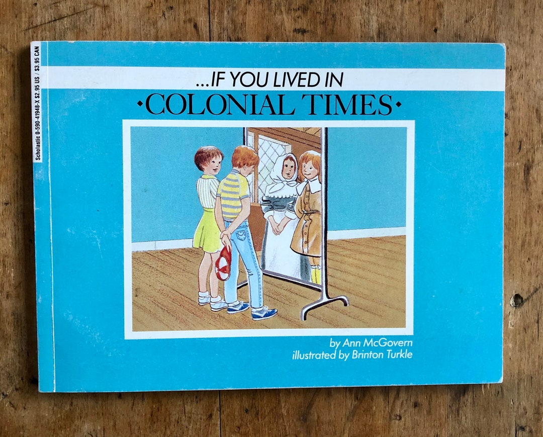 Vintage If You Lived in Colonial Times Book - Etsy