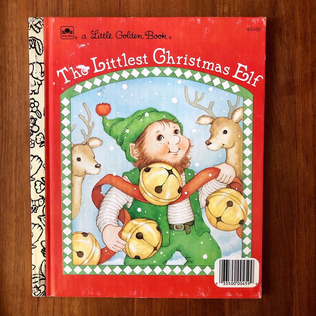 Vintage the Littlest Christmas Elf Little Golden Book - Etsy